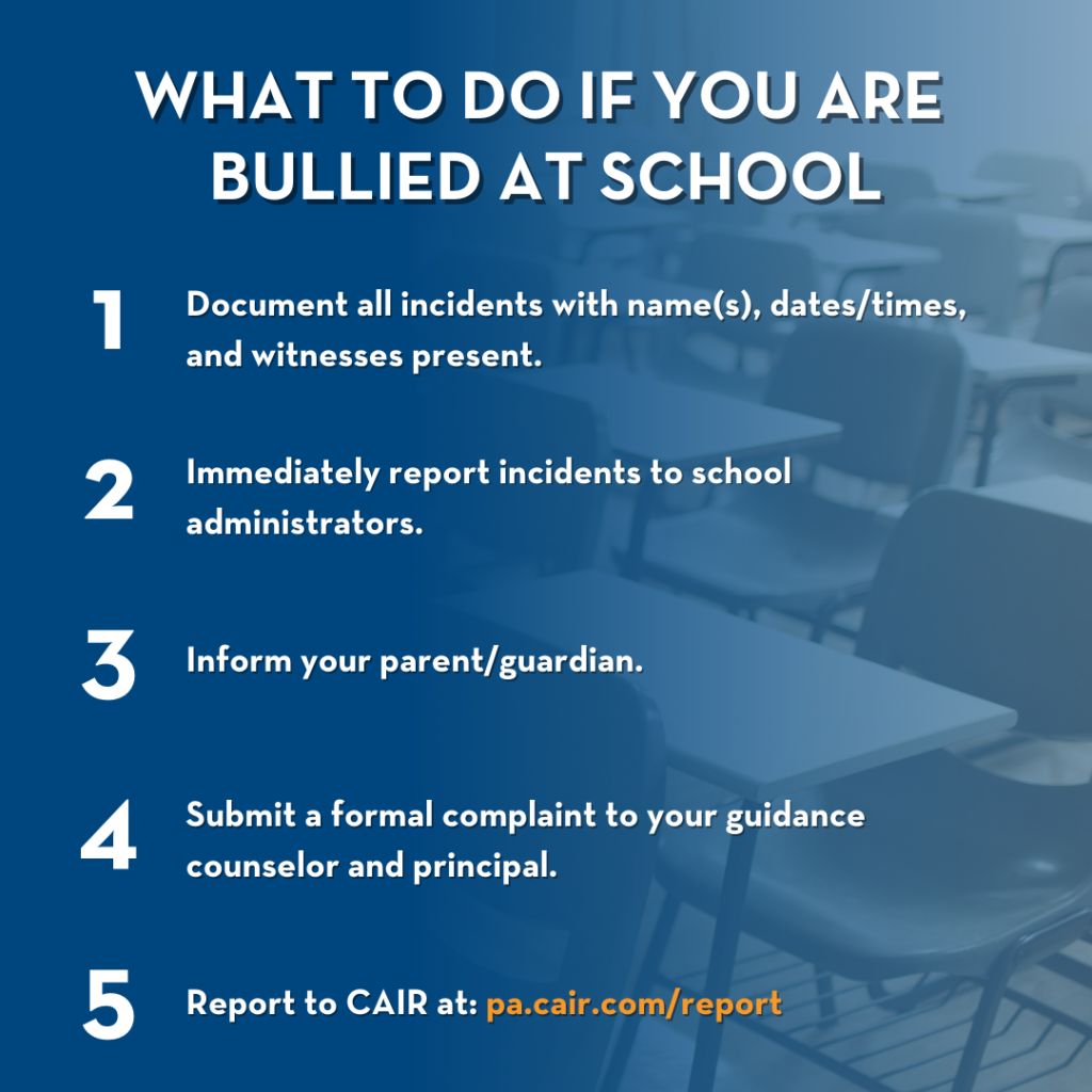 National Bullying Prevention Month Resources - CAIR-Philadelphia