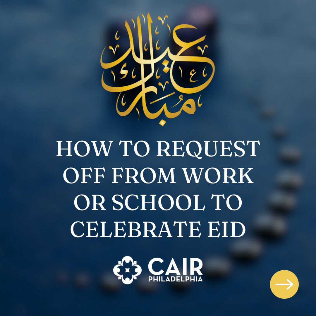 Eid Accommodation Request Letter Templates - CAIR-Philadelphia